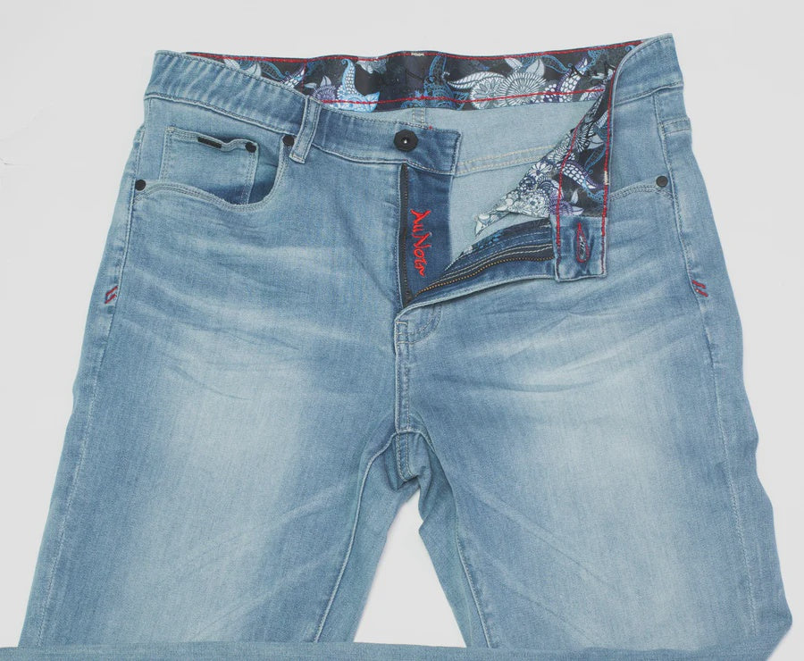 Au Noir Men's Jeans Johnny Light Blue Miami – Saratoga Saddlery Boutiques
