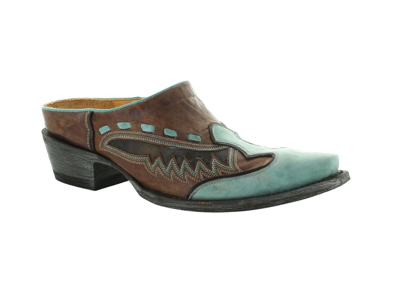 Old Gringo ML3701-1 Quiroga Women's Mule in Brass and Blue On Sale ...