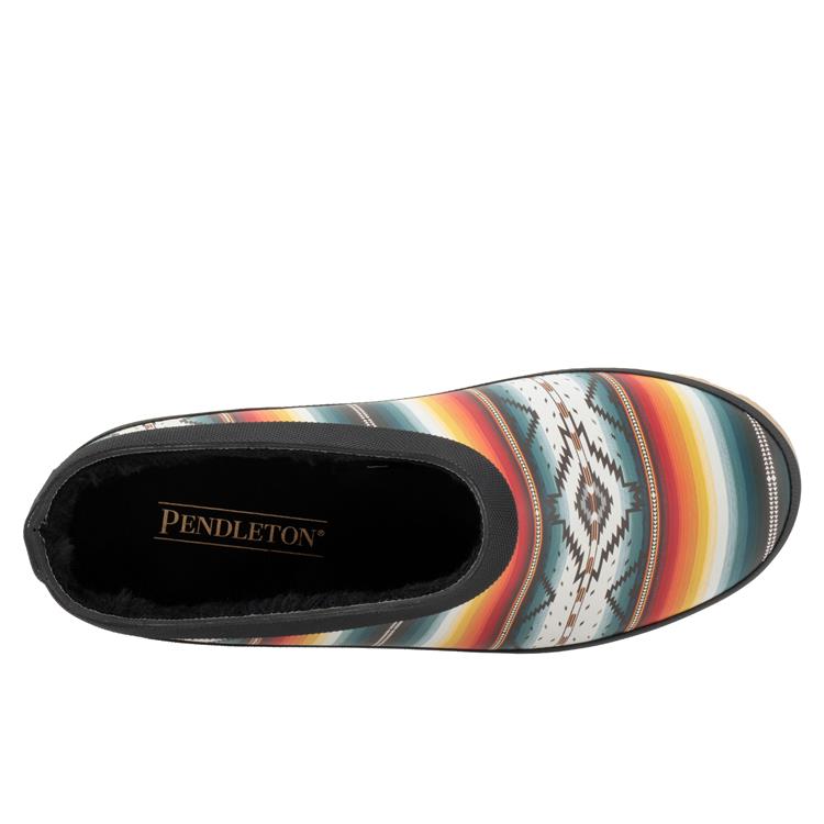 Pendleton Saltillo Sunset Black Rainbow Rubber Clog – Saratoga Saddlery ...