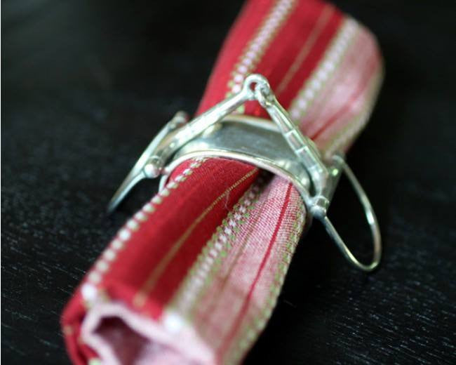 Vagabond House Horse Bit Napkin Ring luxury-grade pewter H115B-1 ...